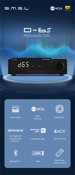 DeskTop DAC SMSL D-6S – ncstore