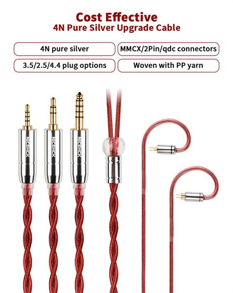 Cable NICEHCK REDAG - NC Store - Cửa hàng tai nghe, thiết bị audio